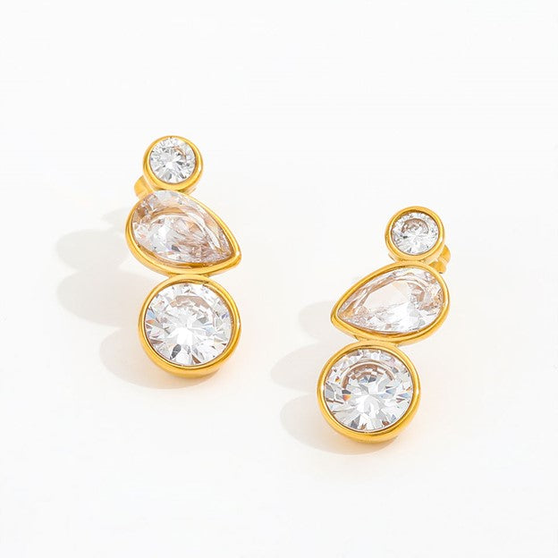 Big Shimmer Studs – Aubrey Adele