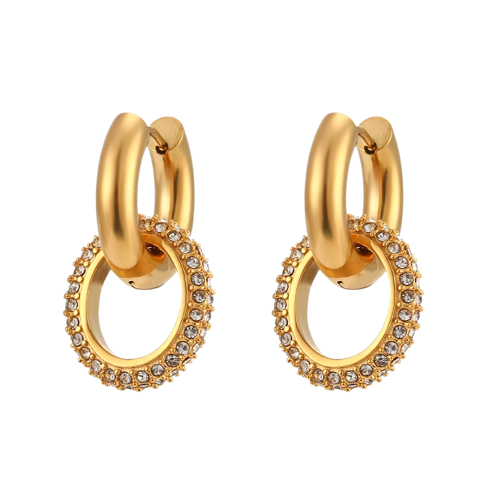 Double Hoop Earrings – Aubrey Adele
