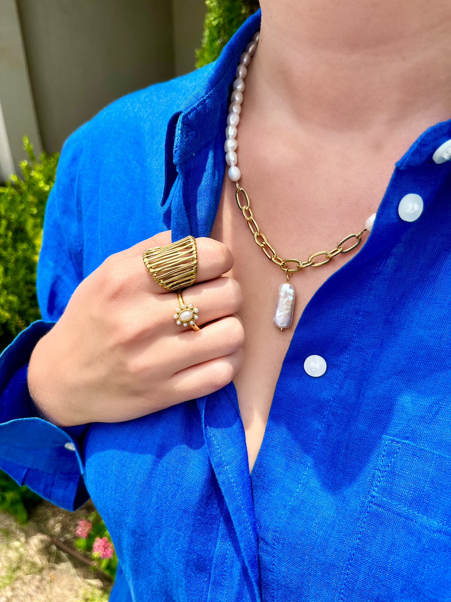 Victorian Pearl Ring – Aubrey Adele