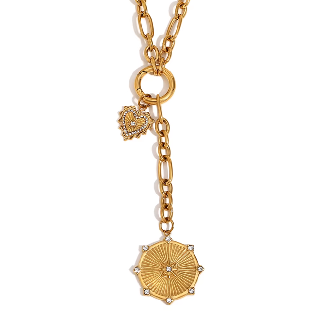 Love Compass Charm Necklace – Aubrey Adele