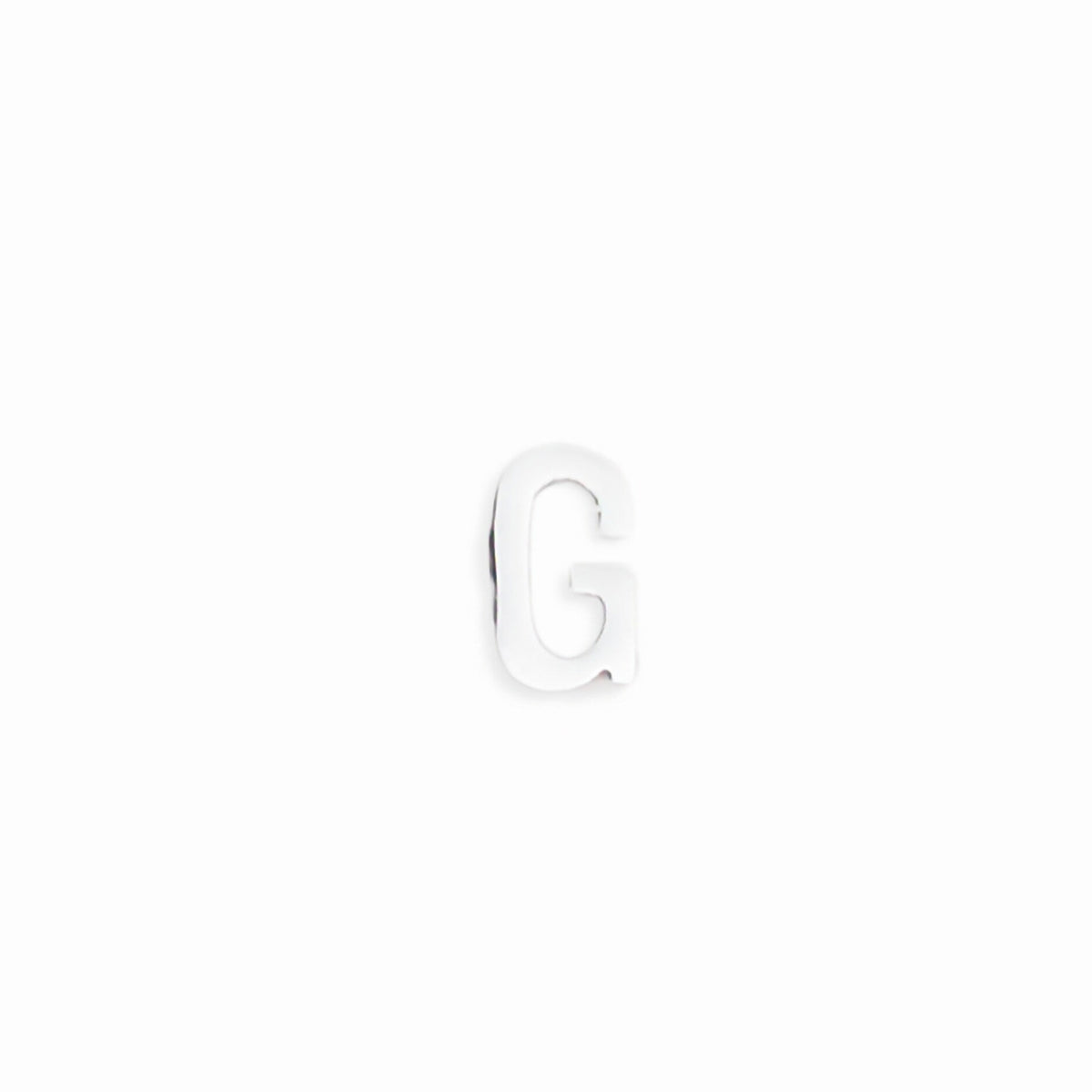 G1- G Charm - Silver 6mm – Aubrey Adele