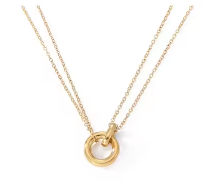 Unity Necklace Gold – Aubrey Adele