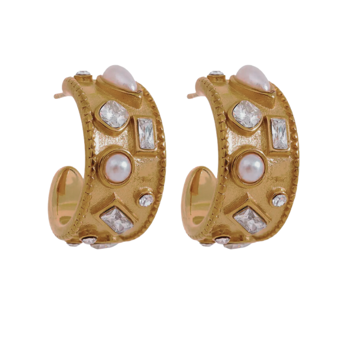 Variety Shape Gold Hoops – Aubrey Adele