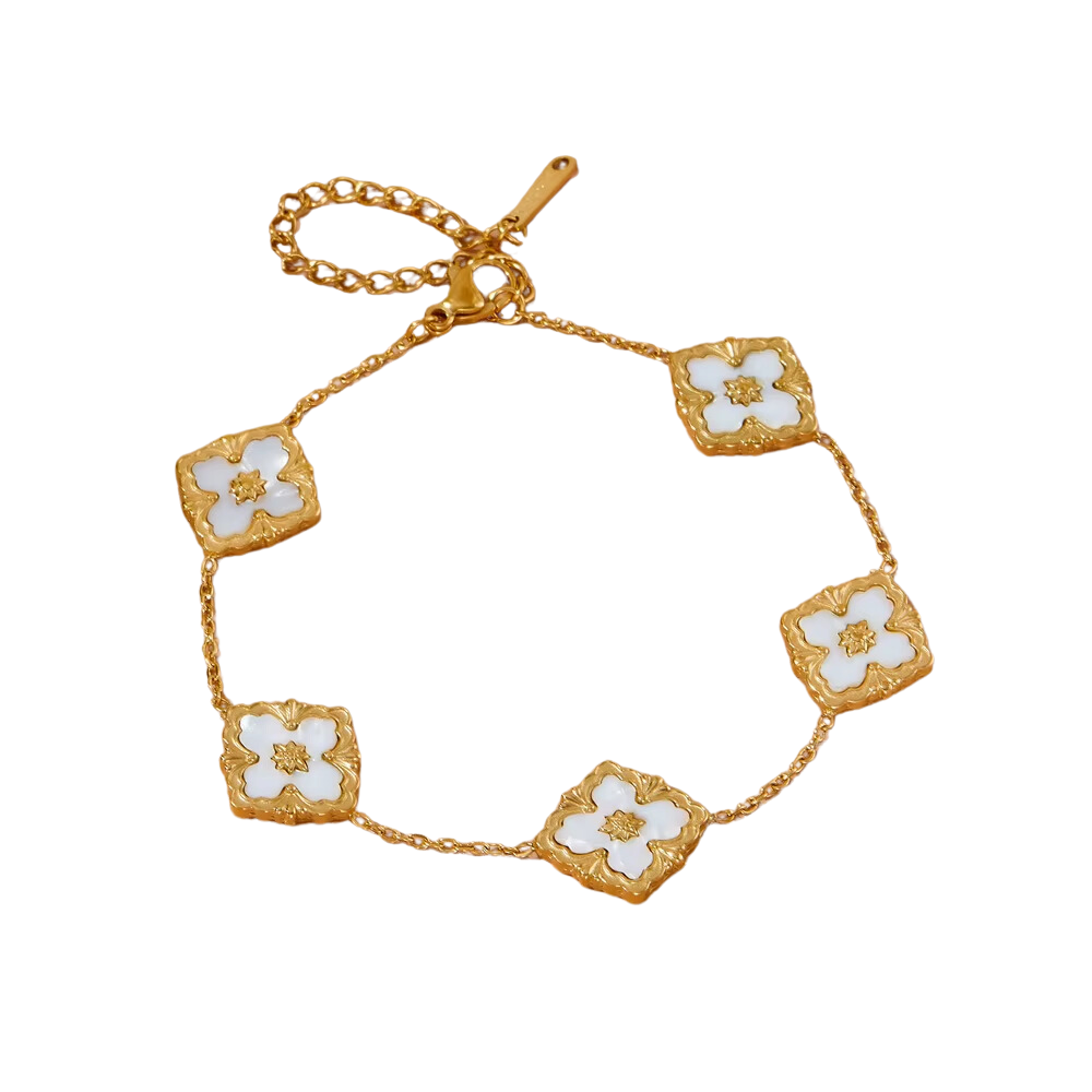 French Cross Bracelet – Aubrey Adele